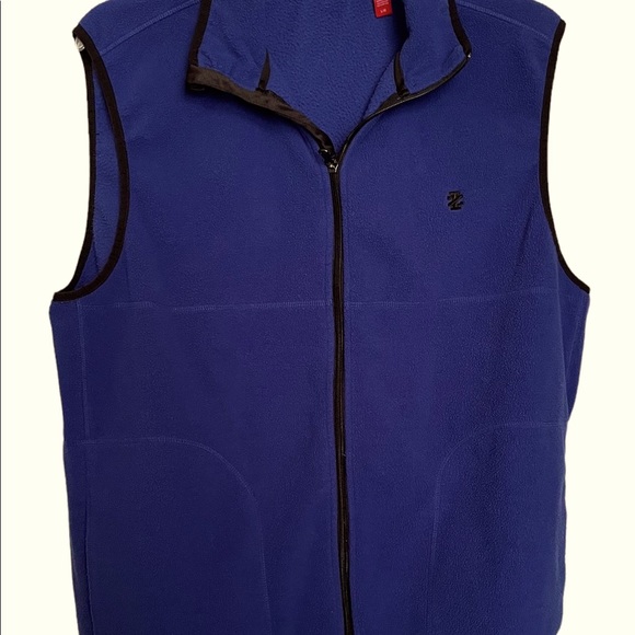 Izod | Jackets & Coats | Mens Izod Royal Blue Fleece Vest | Poshmark